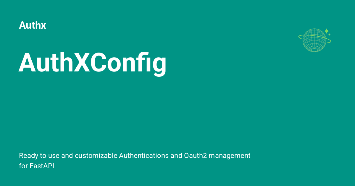 AuthXConfig - Authx